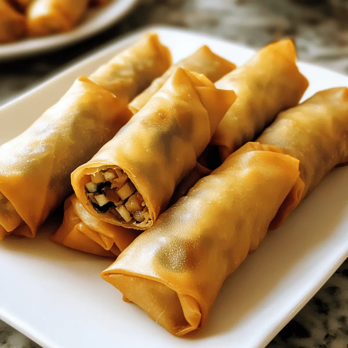 Easy Delicious Crispy Veggie Spring Rolls Snack