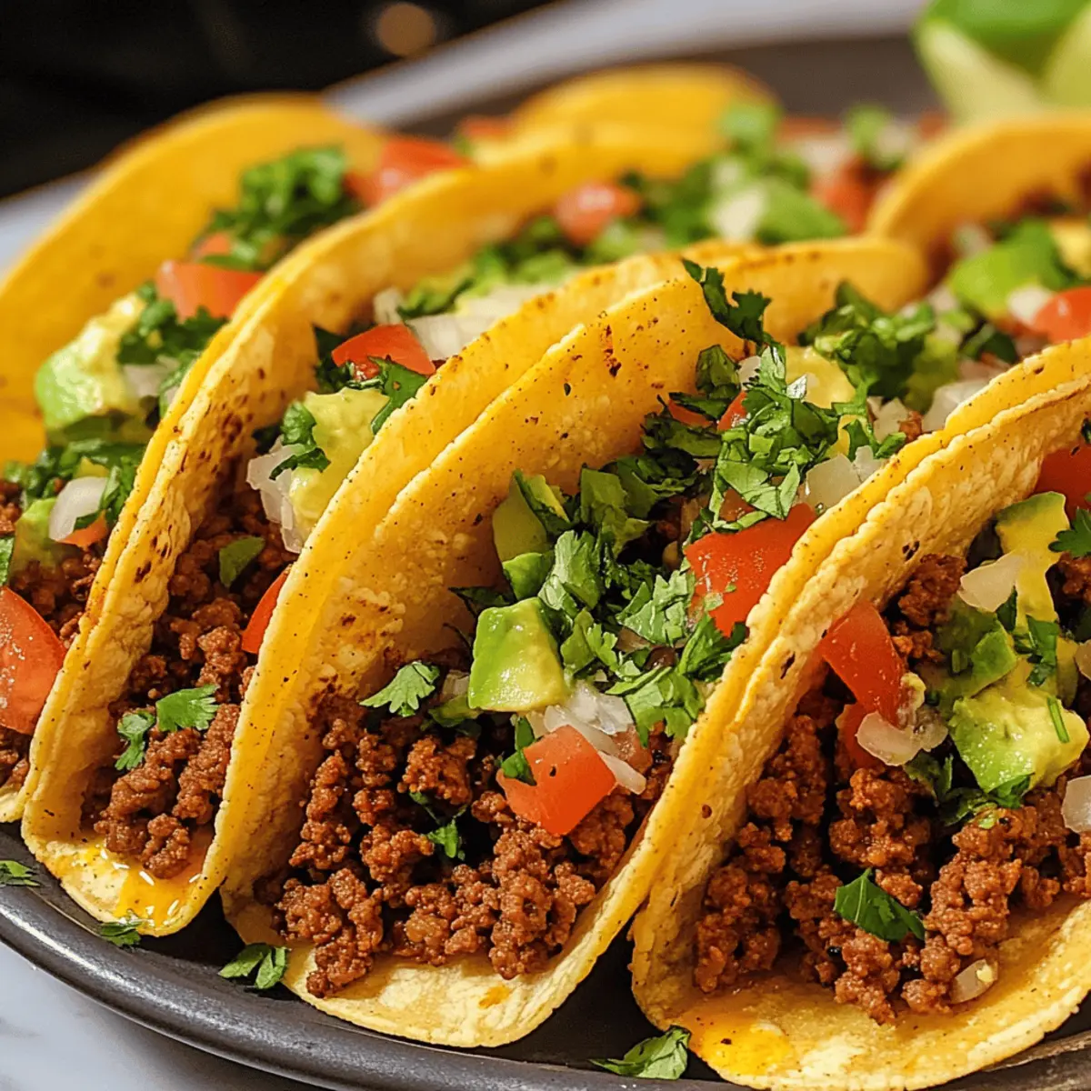 Ultimate Delicious Tex-Mex Ground Beef Tacos for Juicy Bites