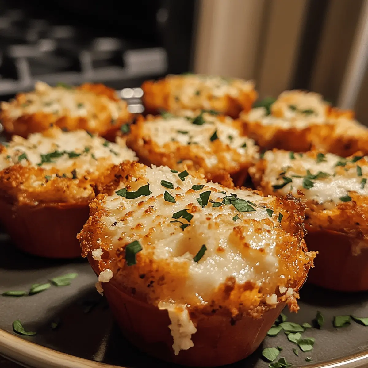 Ultimate Crispy Chicken Parmesan Cups: Delicious Cheesy Bites